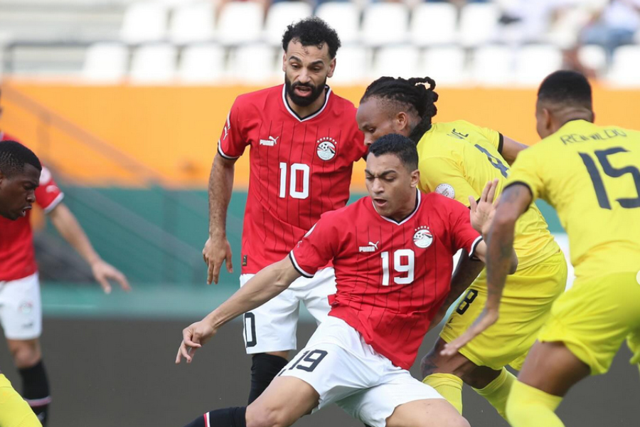 Mohamed Salah Leads The Egyptian Team With A 2-2 Draw In The First ...