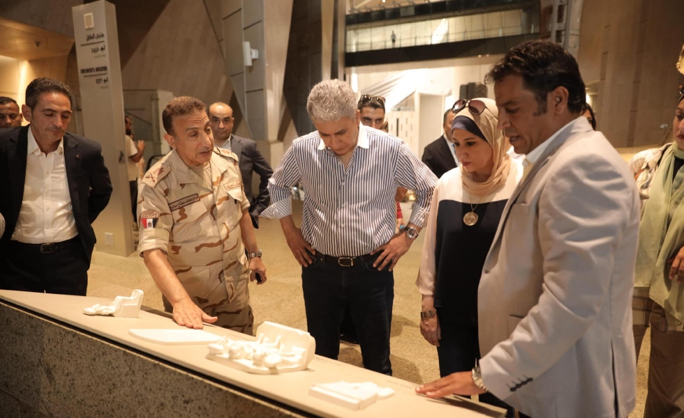 Tourism Minister Conducts An Inspection Tour At The Grand Egyptian ...