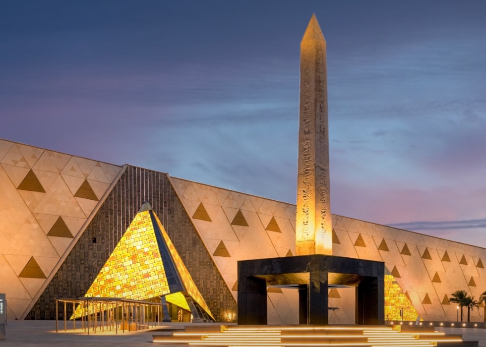 Infographic | The World’s First Hanging Obelisk Unveiled at Egypt’s Grand Museum | NileFM ...